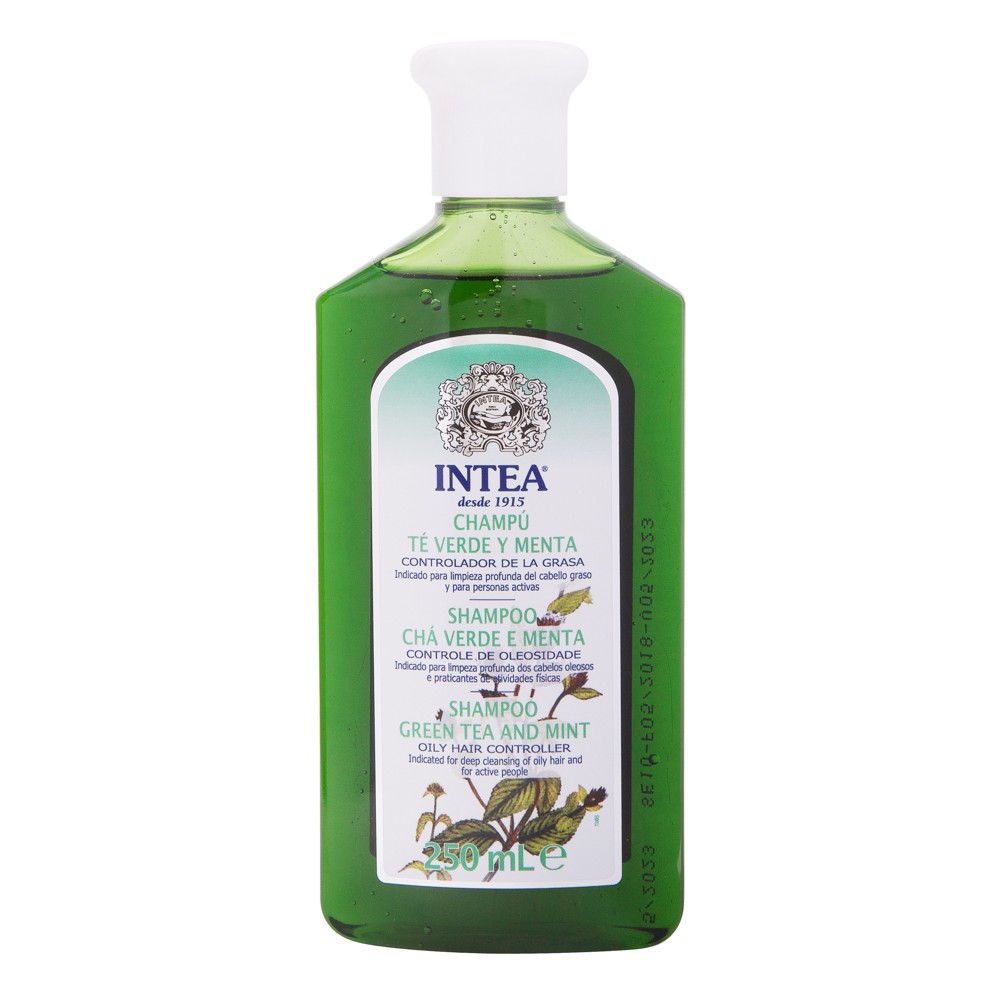 special shampoo green tea and mint for oily hair